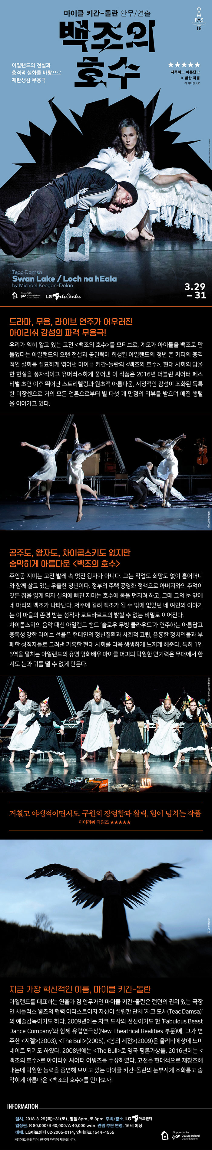 Michael Keegan-Dolan〈Swan Lake〉 | NOL World