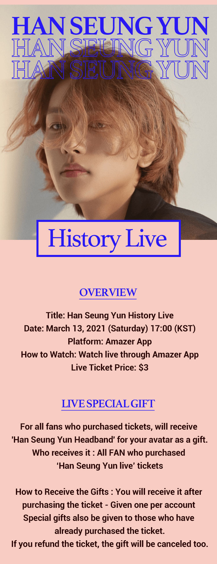 Han Seung Yun History Live | NOL World (interpark global)