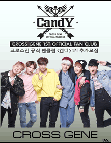CROSS GENE Official Fan club ‘CandY’ 1st Recruitment - Global | NOL World (interpark global)