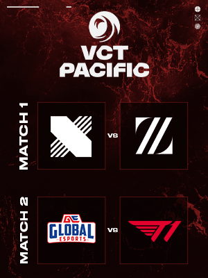 VCT Pacific - M1 DRX : ZETA / M2 GE : T1