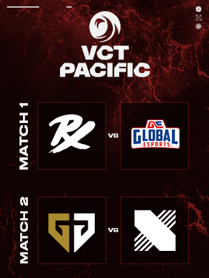 VCT Pacific - M1 PRX : GE / M2 GEN : DRX