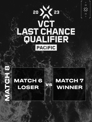 VCT Pacific LCQ - M8 M6 Loser vs M7 Winner - Interpark Global