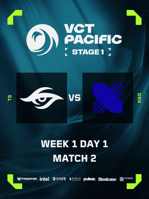VCT PACIFIC STAGE1(4.6) - M2 : TS VS DRX - Interpark Global